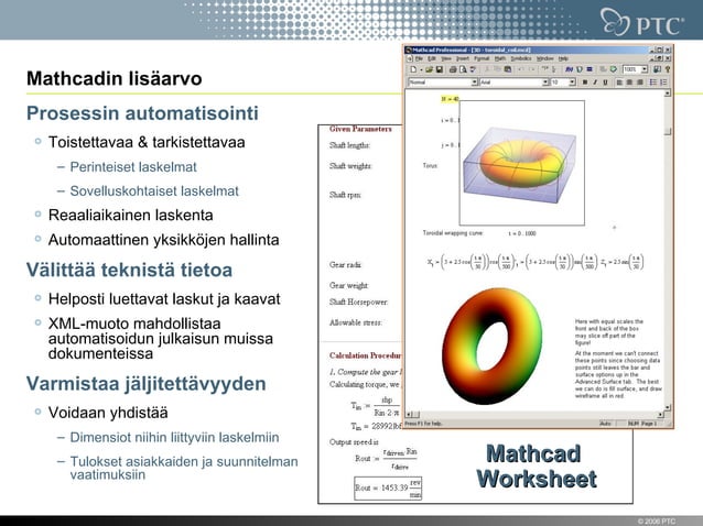 Mathcad Esitys Suomeksi | PPT