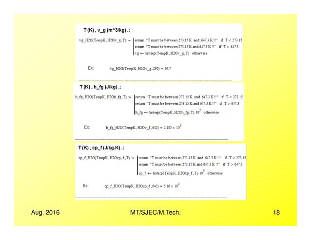 Mathcad Functions for Boiling heat transfer | PPT