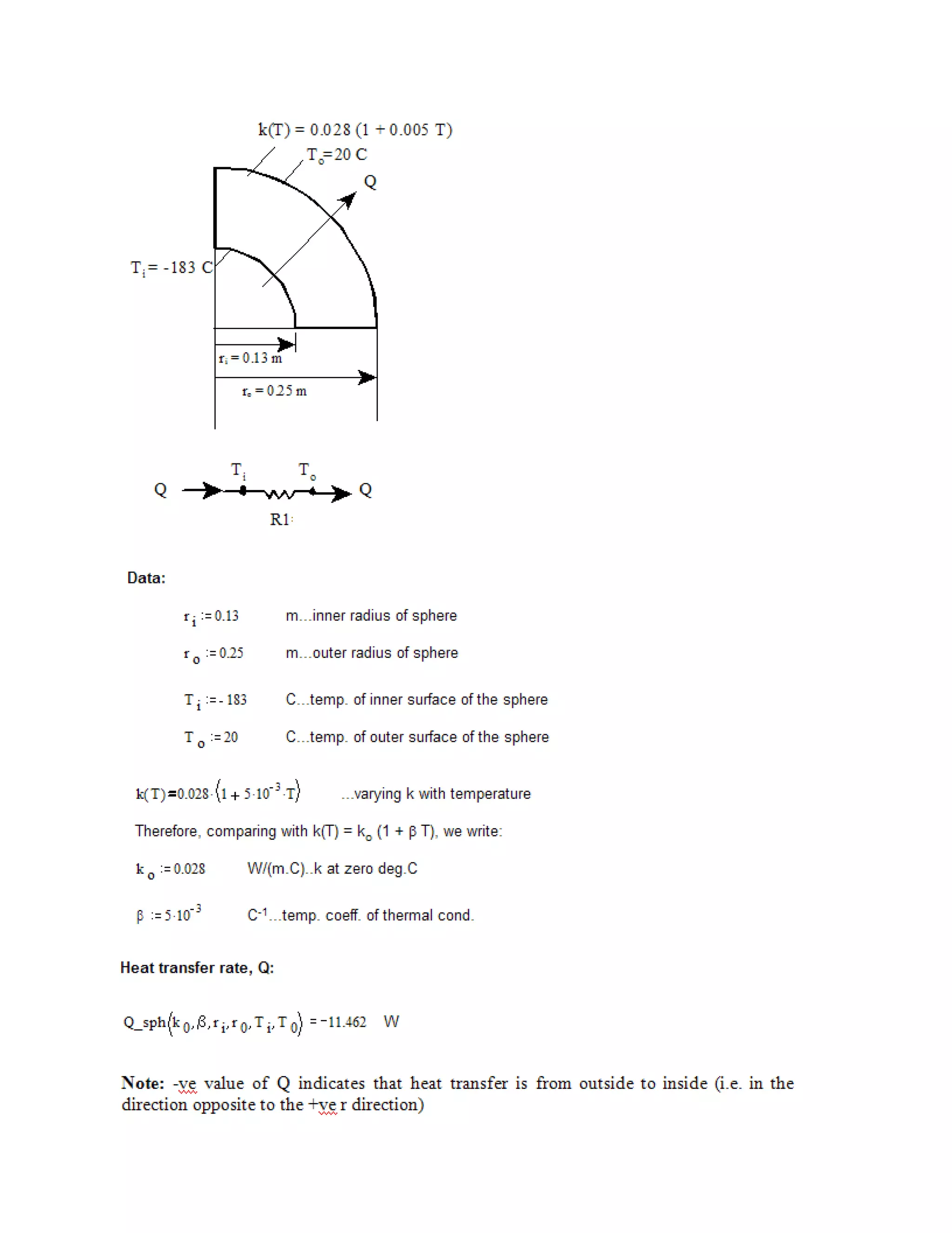 Mathcad Functions for Conduction heat transfer calculations | PDF