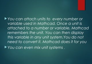 Mathcad presentation | PPT