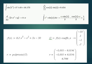 Mathcad presentation | PPT