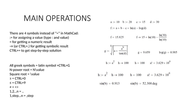 Mathcad Prime presentation slides introduction | PPTX