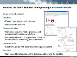 Mathcad - A product from PTC | PPT