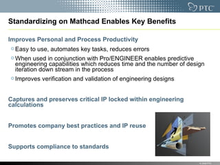Mathcad - A product from PTC | PPT
