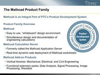 Mathcad - A product from PTC | PPT