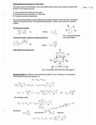 Math cad transient heat transfer | PDF