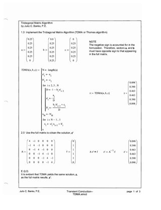 Math cad transient heat transfer | PDF