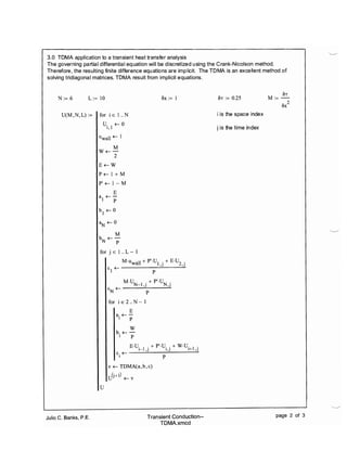 Math cad transient heat transfer | PDF