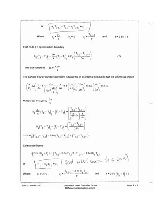 Math cad transient heat transfer | PDF