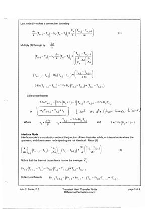 Math cad transient heat transfer | PDF