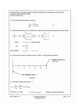 Math cad transient heat transfer | PDF
