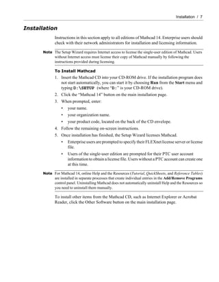 Mathcad users guide | PDF