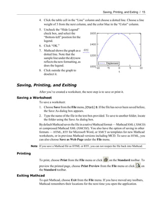Mathcad users guide | PDF