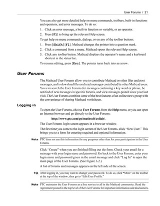 Mathcad users guide | PDF