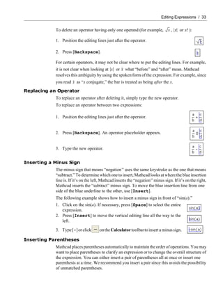 Mathcad users guide | PDF