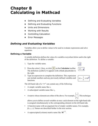 Mathcad users guide | PDF