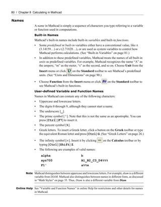Mathcad users guide | PDF
