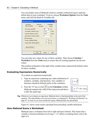 Mathcad users guide | PDF