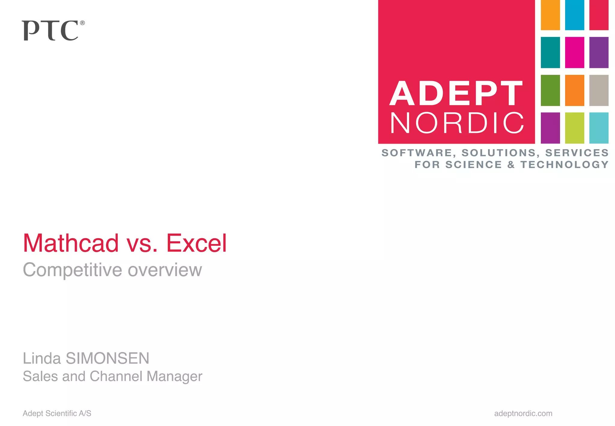 Mathcad Vs Excel Presentation 1311 Ppt