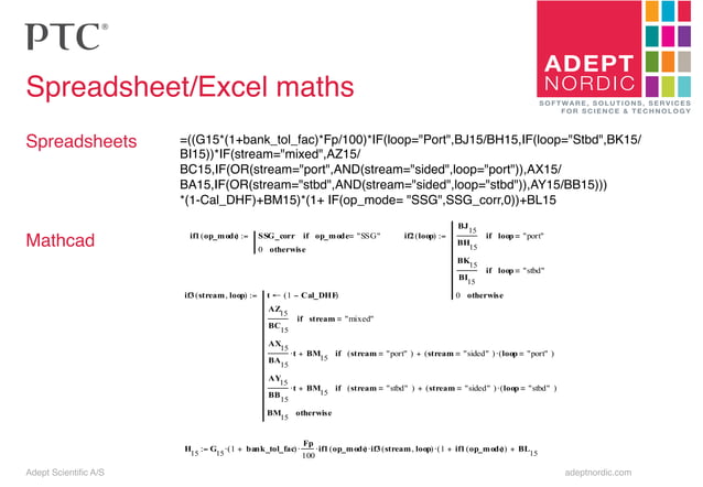Mathcad vs excel presentation 1311 | PDF | Science