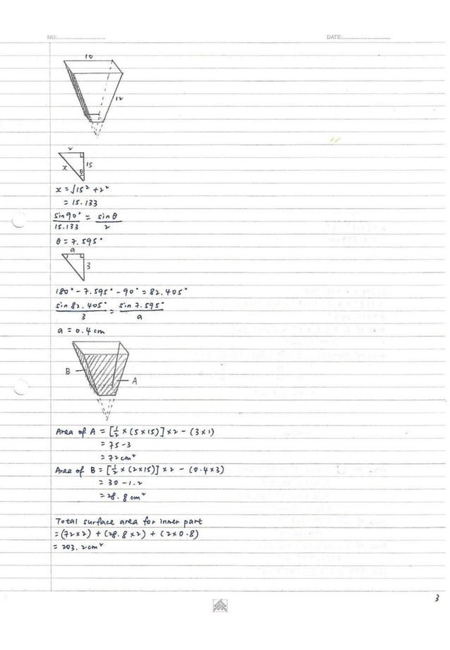 Area and volume calculation | PDF