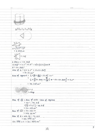Area and volume calculation | PDF