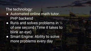 Math Celebrity Pitch Deck | PPTX