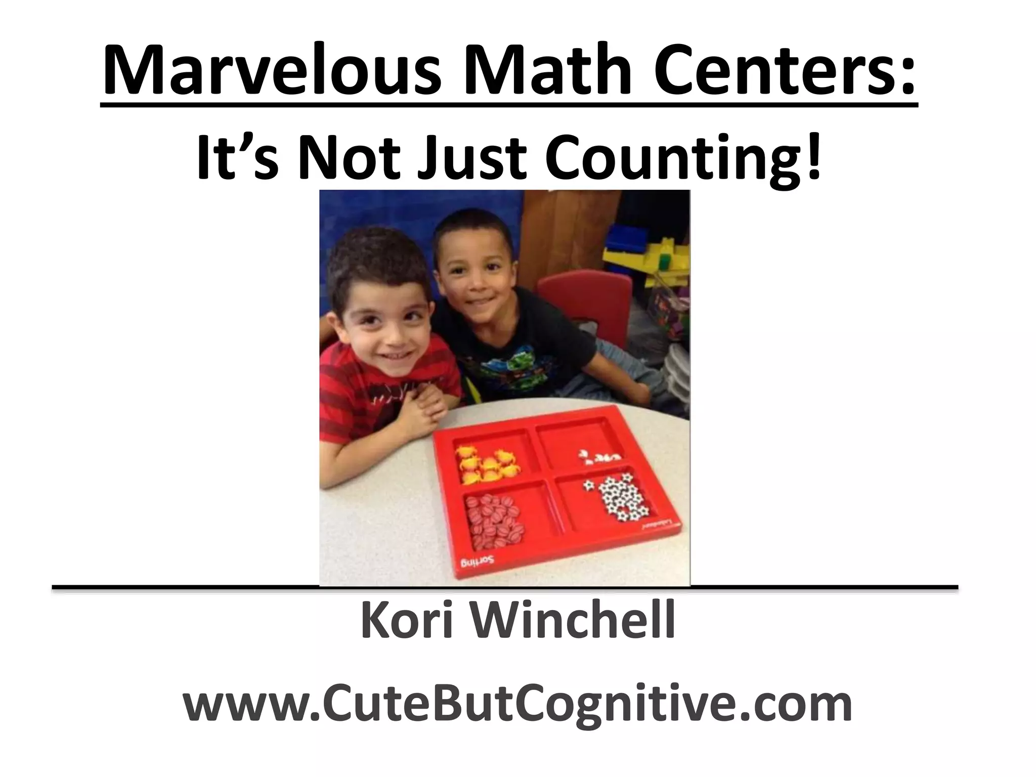 Math centers presentation | PPTX