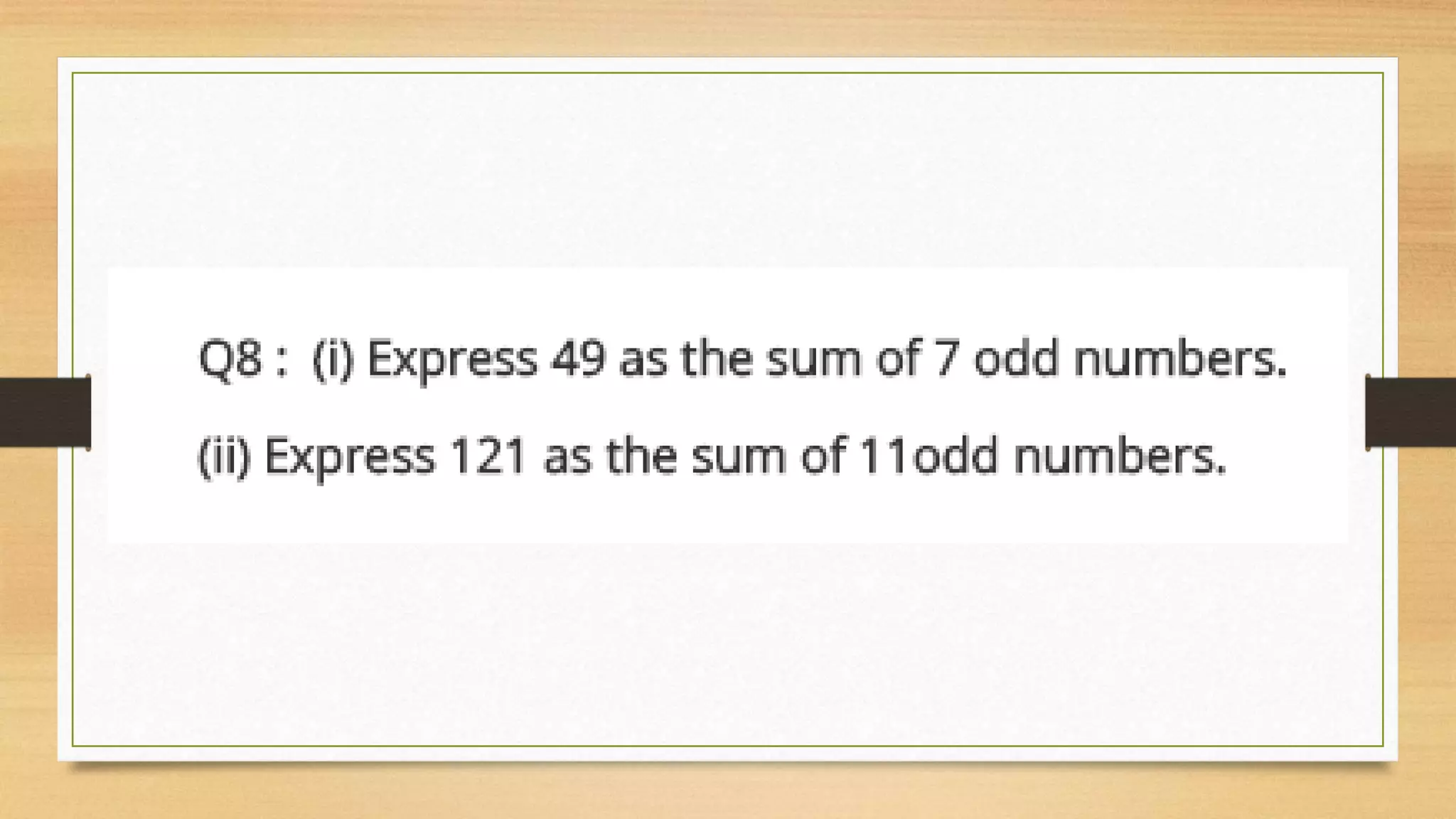 Math Chapter - 6 Squares And square root exercise - 6.1 | PPT