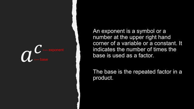 Math chapter 3 exponent and exponents as repeated multiplication | PPT
