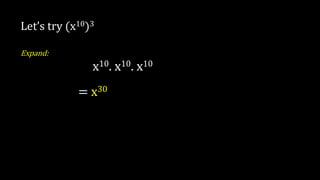 Math chapter 3 exponential expressions to powers | PPTX