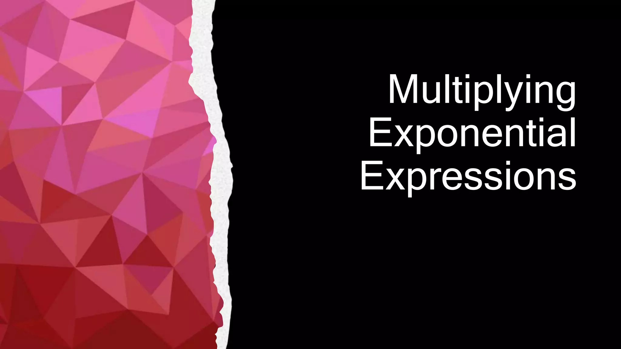 Math chapter 3 multiplying exponential expressions | PPTX | Physics ...
