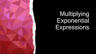 Math chapter 3 multiplying exponential expressions | PPTX | Physics | Science