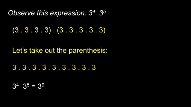 Math chapter 3 multiplying exponential expressions | PPTX | Physics ...
