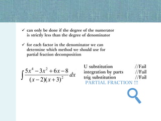Partial Integration Formula