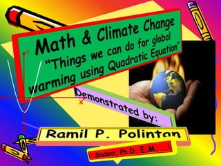 Math & climate change | PPTX