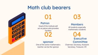 Clubs And Organizations Mathematics Statistics