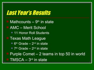 Math club meeting | PPT