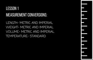 Math Lesson 1: Measurement Conversions | PPT