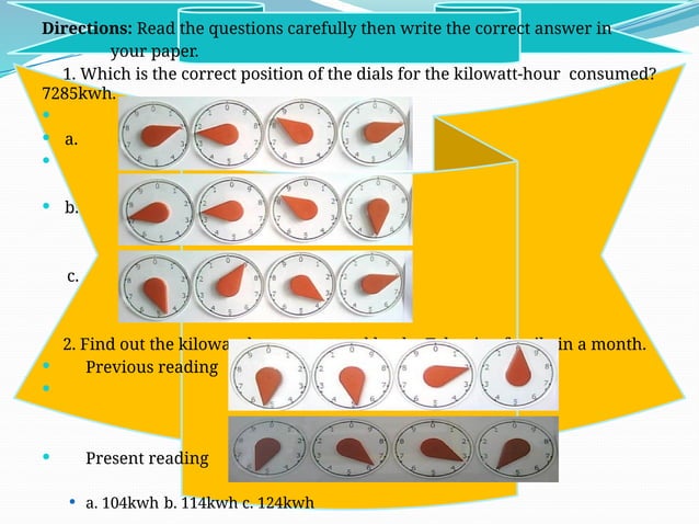math cot 4th quarter.pptx -Read and interpret electric meter reading ...