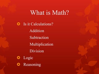 Math crisis blog power point | PPTX