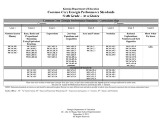 CCGPS Math | PDF
