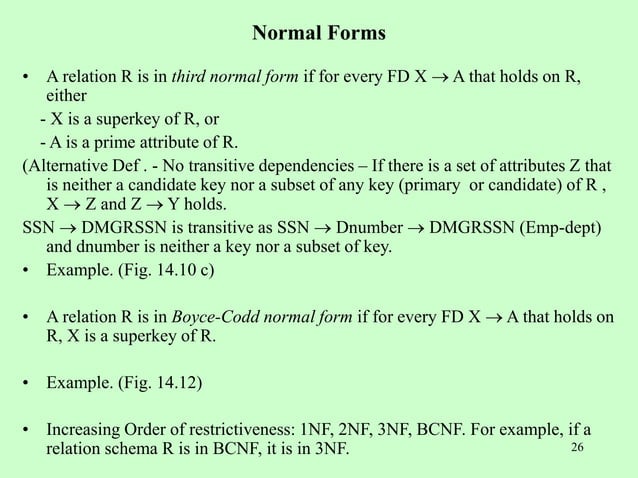 Functional Dependencies and Normalization with well explained examples and problems in ...