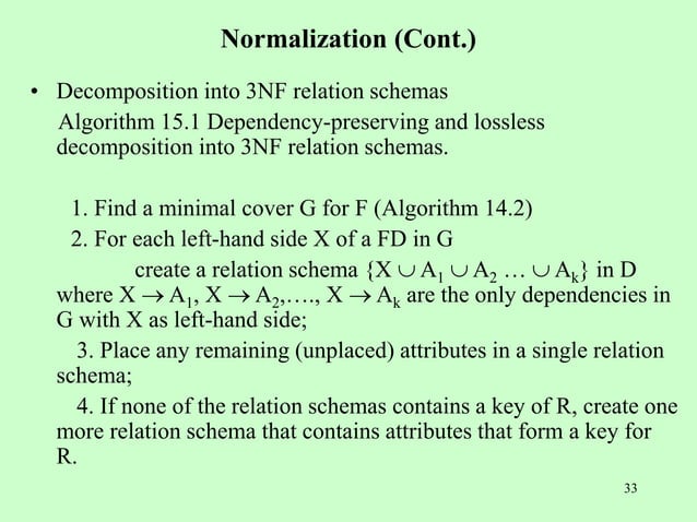 Functional Dependencies and Normalization with well explained examples and problems in ...