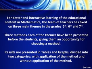 Math debate august-2018-en | PPT | Homework and Study | Education