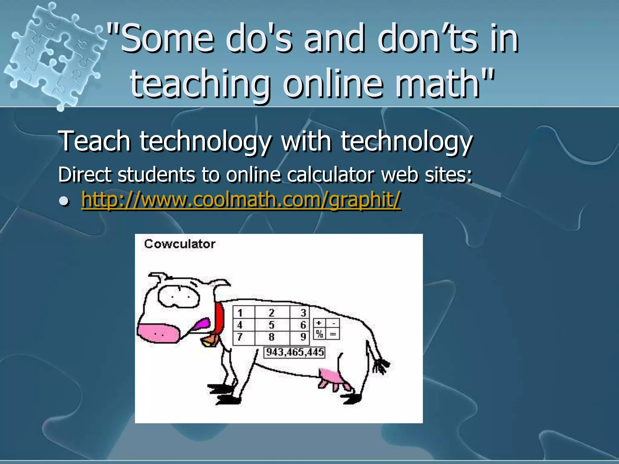 Math dos and donts | PPTX