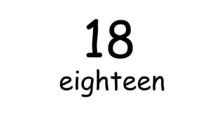 Grade 1 Mathematics- Drill random numbers 1-25 with their naming words ...