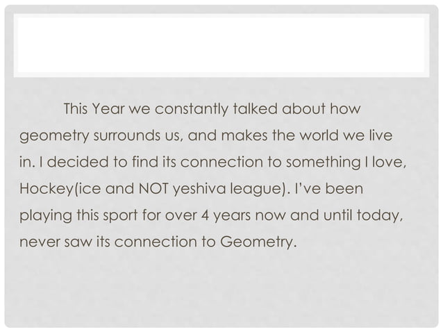 Hockey and Math | PPTX | Ice Hockey | Sports