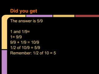 Math edm open ended skill review unit 8 | PPT