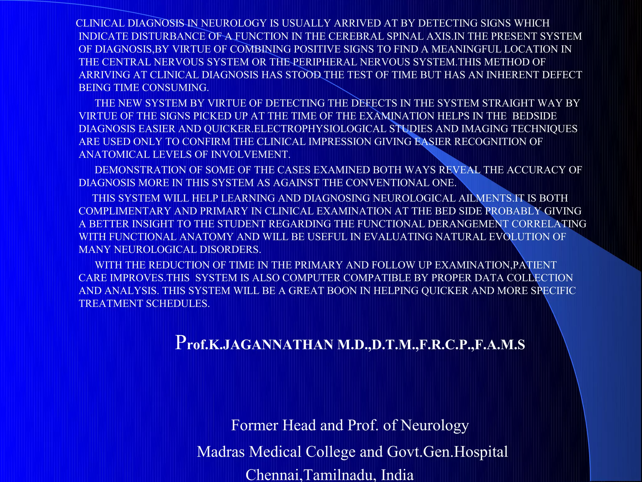 Mathemagical clinical neurology | PPT